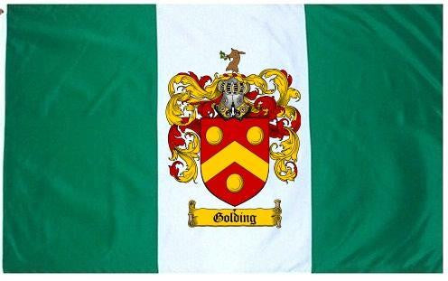 Golding Coat of Arms Flag / Family Crest Flag – Family Crests / Coat of ...