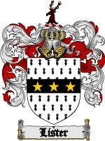 Lister family crest coat of arms emailed to you within 24 hours ...