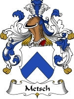 Metsch family crest coat of arms emailed to you within 24 hours ...