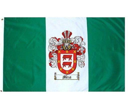 Meza Coat of Arms Flag / Family Crest Flag – Family Crests / Coat of ...