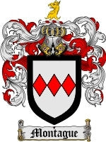 Montague family crest coat of arms emailed to you within 24 hours ...