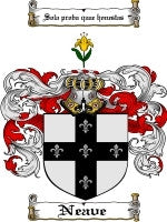 Neave family crest coat of arms emailed to you within 24 hours – Family ...