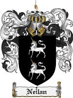 Neilan family crest coat of arms emailed to you within 24 hours ...