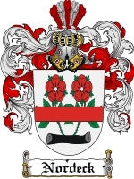 Nordeck family crest coat of arms emailed to you within 24 hours ...