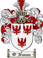 O'Nunan family crest coat of arms emailed to you within 24 hours – Family Crests / Coat of Arms ...