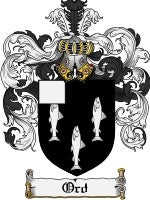 Ord family crest coat of arms emailed to you within 24 hours – Family ...