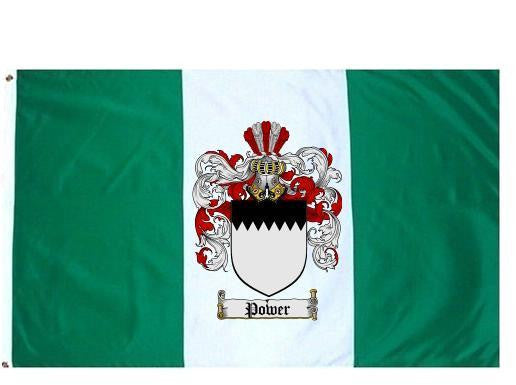 Power Coat of Arms Flag / Family Crest Flag – Family Crests / Coat of ...