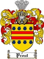 Prout family crest coat of arms emailed to you within 24 hours – Family ...