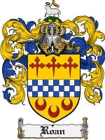Roan family crest coat of arms emailed to you within 24 hours – Family ...