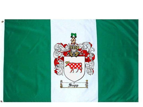 Sapp Coat of Arms Flag / Family Crest Flag – Family Crests / Coat of ...