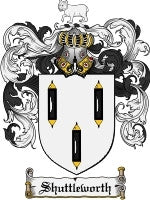 Shuttleworth family crest coat of arms emailed to you within 24 hours ...