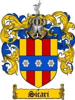 Sicari family crest coat of arms emailed to you within 24 hours ...