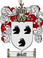 Skiff family crest coat of arms emailed to you within 24 hours – Family ...