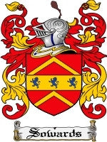 Sowards family crest coat of arms emailed to you within 24 hours ...