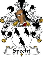 Specht family crest coat of arms emailed to you within 24 hours ...