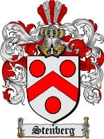 Stenberg family crest coat of arms emailed to you within 24 hours ...