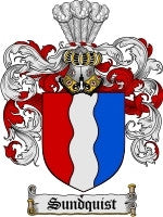 Sundquist family crest coat of arms emailed to you within 24 hours ...