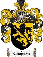 Timpson family crest coat of arms emailed to you within 24 hours ...