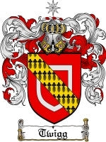 Twigg family crest coat of arms emailed to you within 24 hours – Family ...
