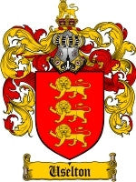 Uselton family crest coat of arms emailed to you within 24 hours ...