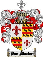 Van'Marter family crest coat of arms emailed to you within 24 hours ...