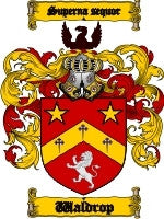 Waldrop family crest coat of arms emailed to you within 24 hours ...