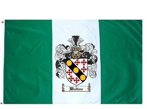 Watton Coat of Arms Flag / Family Crest Flag – Family Crests / Coat of ...