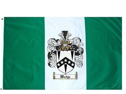 Wedge Coat of Arms Flag / Family Crest Flag – Family Crests / Coat of ...