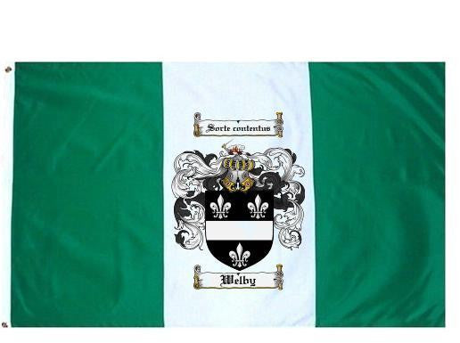 Welby Coat of Arms Flag / Family Crest Flag – Family Crests / Coat of ...
