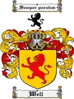 Well family crest coat of arms emailed to you within 24 hours – Family ...