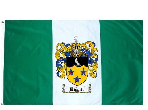 Wiggett Coat of Arms Flag / Family Crest Flag – Family Crests / Coat of ...