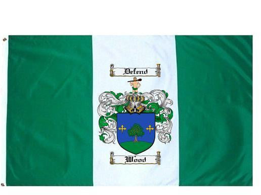 Wood Coat of Arms Flag / Family Crest Flag – Family Crests / Coat of ...