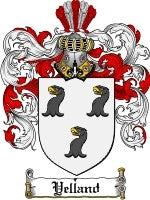 Yelland family crest coat of arms emailed to you within 24 hours ...